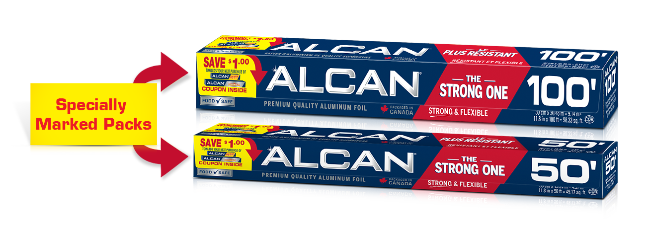 Coupon - Save $1.00 On Non-Stick Foil - ALCAN